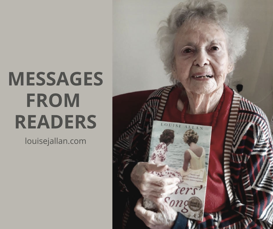 Messages from Readers | LOUISE ALLAN